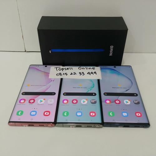 Jual SAMSUNG NOTE 10 Ram 8/256GB Second Resmi Sein Lengkap Fullset Original - Aura Pink ...