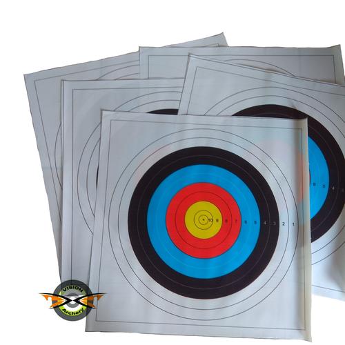 Jual Face Target Indoor 40cm 10 Ring Single Standar Turnamen, FITA ...