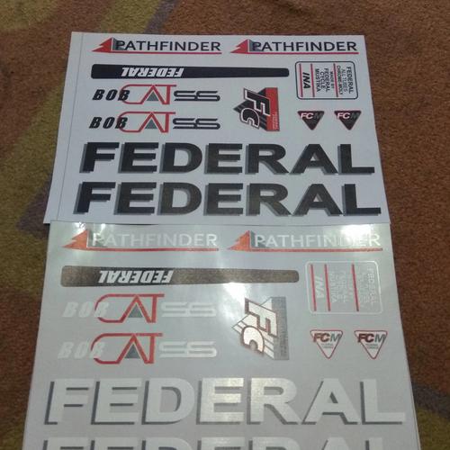 Jual Sticker decal sepeda road bike jadul vintage federal bob cat - Kab ...