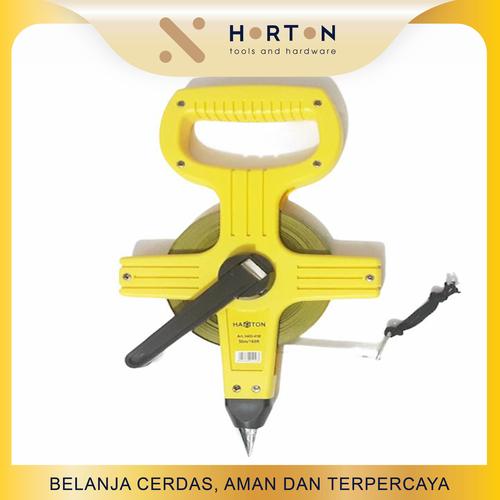 Jual HASSTON PROHEX Meteran Tancap Roll 50 Meter Plat Baja 3400-050 ...