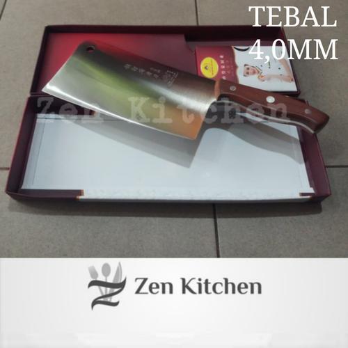 Jual golok daging tulang stainless Tebal 4.0mm - Jakarta Barat - Zenn ...