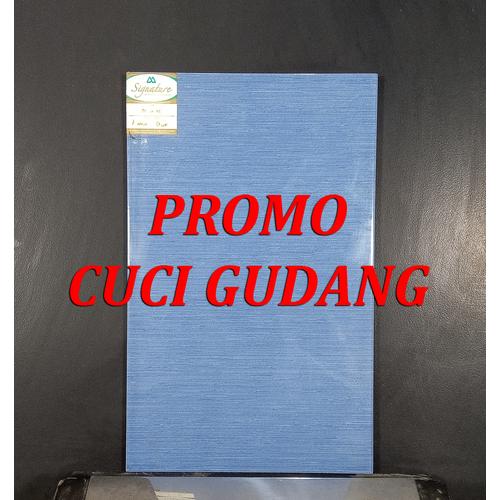 Jual Keramik Dinding Mulia Signature Azalia Blue 25x40 Kw 1 - Kota ...