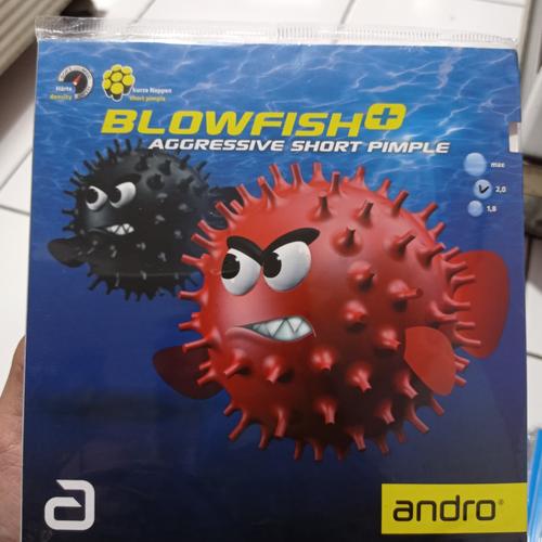 Jual KARET TENIS MEJA BINTIK ANDRO BLOWFISH PLUS ORIGINAL - Hitam, 2.0 ...