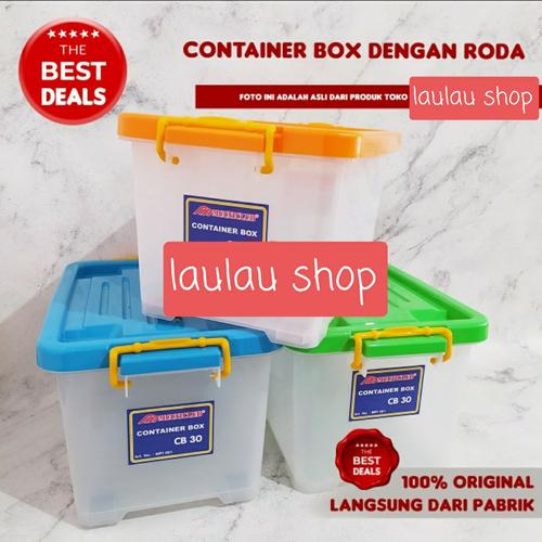 Jual CONTAINER BOX CB 30 LITER MULTI CLUB KUALITAS SHINPO SPARK CB30 ...