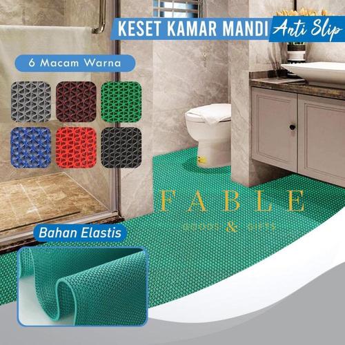 Jual KESET KARPET KARET PVC ANTI SLIP 50 X 120 CM (0,5M) - JARING ...