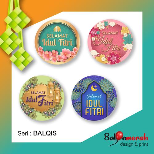 Jual Stiker Toples Lebaran | Stiker Idul Fitri Ø 4 cm | Chromo Premium ...