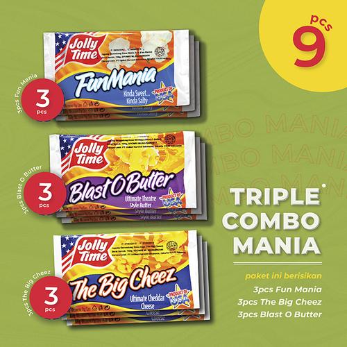 Promo Triple Combo Mania - Jolly Time Microwave Popcorn (3BOB, 3TBC ...