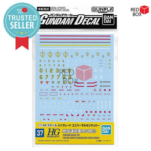 Jual Bandai Decal HG MS EFSF Set 2 No 37 Water Slide Decals Gundam HGUC ...