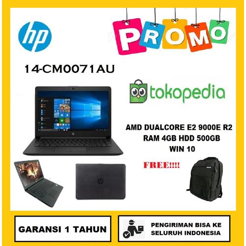 Jual LAPTOP HP 14 -CM0071AU AMD E2-9000E|RAM 4GB HDD 500GB|RADEON R2 ...