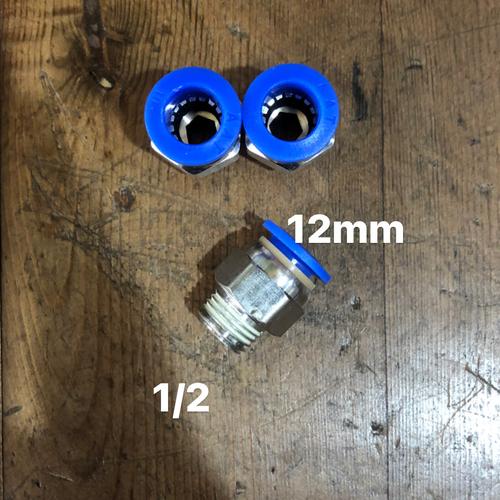 Jual Pc 12 - 04 ( fitting penumatic / nepel selang pu 12mm x 1/2 ...