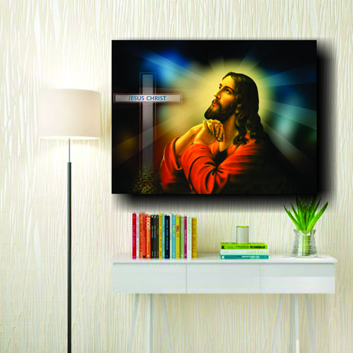 Jual Pajangan Dinding Rohani Kristen 30x40 cm Poster Yesus Wall Decor ...