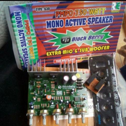 Jual kit power amplifier speaker aktif mono 750wat pmpo type 630 ...