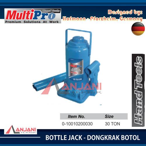 Jual DONGKRAK BOTOL HIDROLIK 30 TON MULTIPRO BOTTLE JACK HYDRAULIC ...