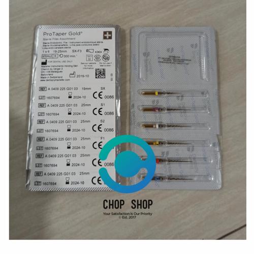 Jual ORIGINAL Dentsply Protaper Gold Rotary Files Ori Dentsply ...