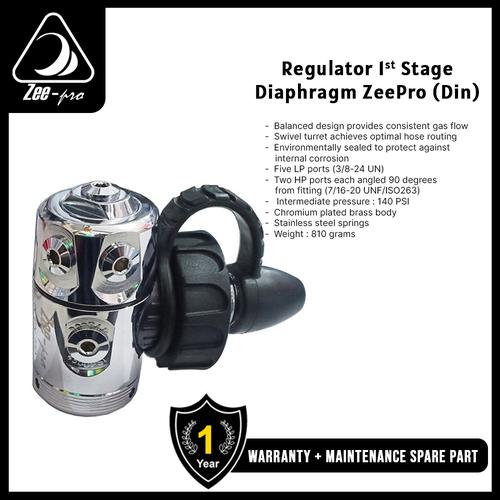 Jual Scuba Diving Regulator 1st Stage Diaphragm ZeePro (Din) Tabung ...
