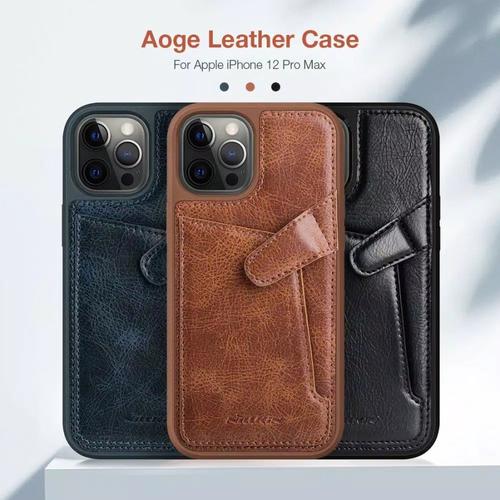 Jual Leather Case iPhone 12/12 Pro/ 12 Pro Max Leather Case with Card ...