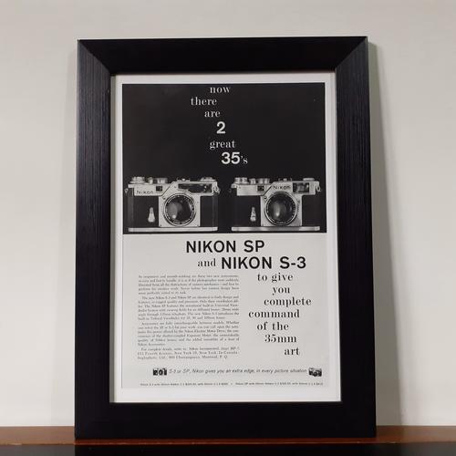 Jual Iklan NIKON SP Vintage Asli. Hiasan Dinding Poster Kamera Analog ...