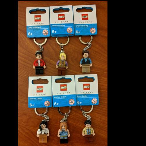 Jual Lego Keychain Friends Ross Monica Phoebe Chandler Rachel Joey tv ...