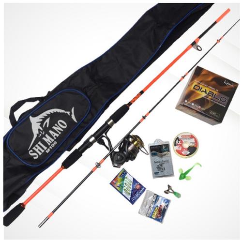 Jual Set Pancing Laut Reel dan Joran SDA 180 - 210 Fiber Solid Siap ...