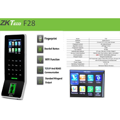 Jual FINGERPRINT ZKTECO F22 WIFI TCP IP FINGER ACCESS CONTROL SOLUTION ... Jual FINGERPRINT ZKTECO F22 WIFI TCP IP FINGER ACCESS CONTROL SOLUTION ...