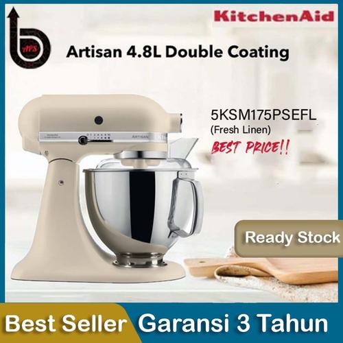 Jual KitchenAid Artisan Stand Mixer 4.8 L Fresh Linen 5KSM175PSEFL ...
