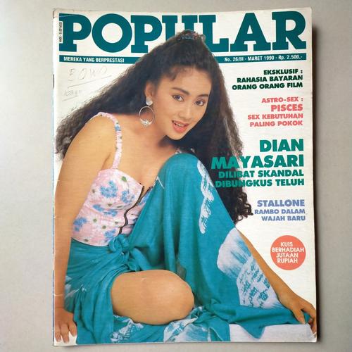 Jual Majalah POPULAR Langka Maret 1990 - Cover Dian Mayasari - Kota Tangerang Selatan - Hermawan ...