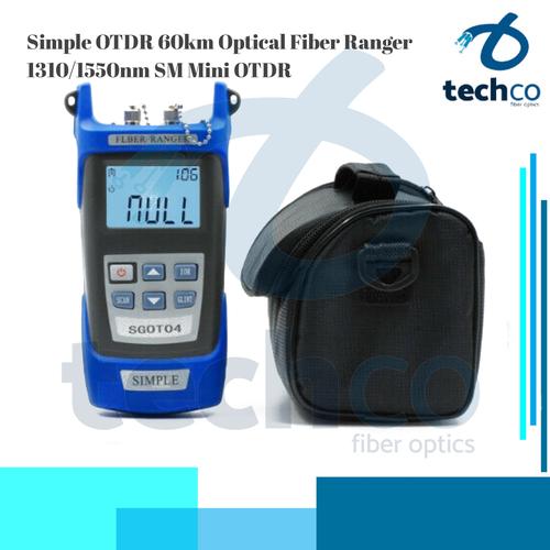 Jual Simple OTDR 60km Optical Fiber Ranger 1310/1550nm SM Mini OTDR ...