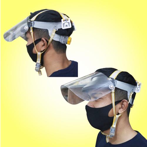 Jual cuci gudang!! Helm Face Shield Akrilik Tebal 3mm - Pelindung Wajah ...