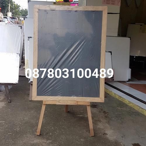 Jual papan menu resto or cafe standing kayu blackboard 60 x 90cm ...