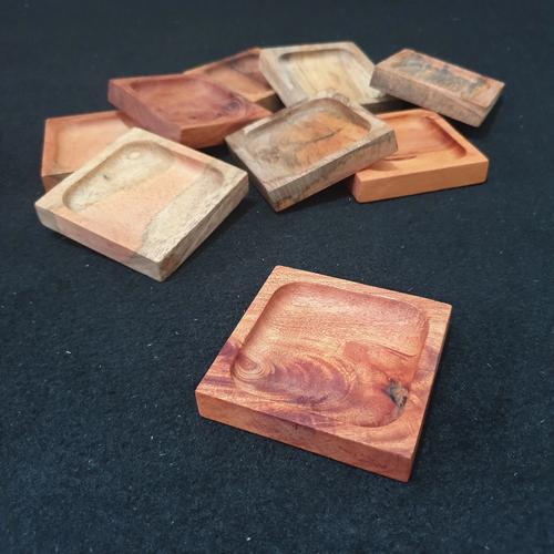 Jual Eco Wood saucer RUSTIC ( KW2 ) 8 x 8cm Tempat saus saos sambal ...