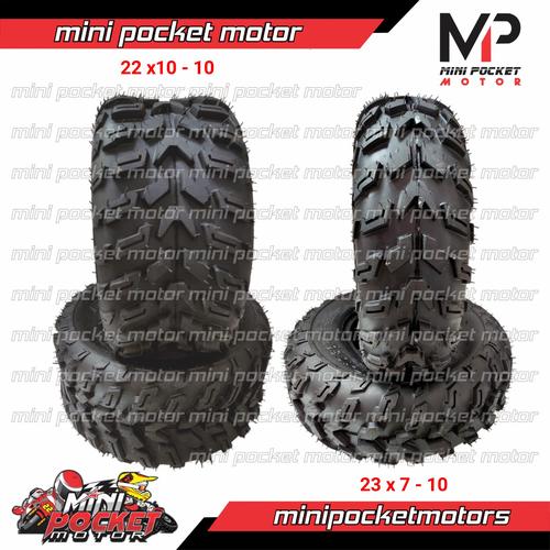 Jual Ban ATV Ring 10 Offroad Set Depan-Belakang 22x10-10 dan 23x7-10 ...