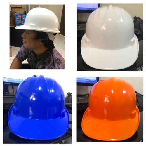 Jual Helm Proyek SPR Safety Helm Orange Biru Putih - Jakarta Utara ...