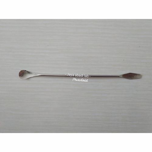 Promo sendok kimia obat spatel spatula stainless laboratorium 18 cm ...