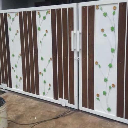 Jual pintu/pagar dorong motif bunga kombinasi grc - Kota Bekasi - putra ...