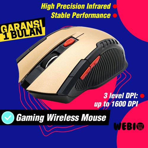Promo Mouse Wireless W103 USB Wireles Mause Laptop Murah Gaming Aneka ...