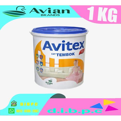 Jual 1kg Avitex Cat Tembok Interior AVIAN PAINT - Hitam - Jakarta Utara ...