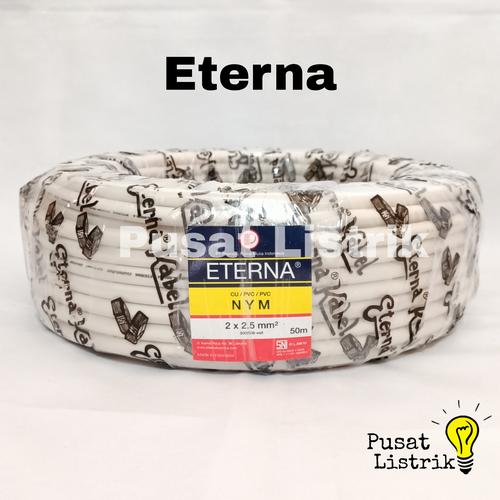 Jual Kabel Listrik Eterna 2x2,5 50meter Kabel NYM tembaga 1 Roll 2x2,5 50m - Jakarta Barat ...