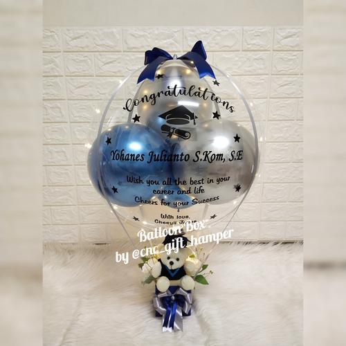 Jual kado wisuda/graduation/kado balon/balon box/balloon bouquet ...