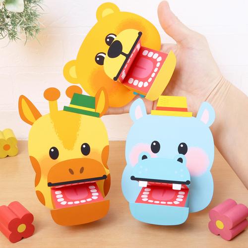 Jual Hand Puppet (Bear/Giraffe/Hippopotamus) Papercraft - Kab. Bekasi ...