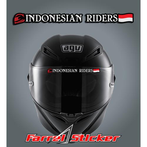Jual stiker HELM sticker INDONESIAN RIDERS - Jakarta Timur - farrel ...