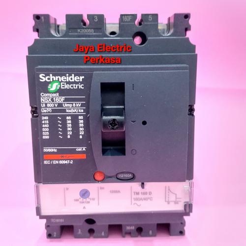 Jual LV430630 MCCB 160A 3P NSX160F TM160D 3P3T Original Schneider - Jakarta Barat - Jaya ...