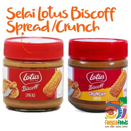 Jual SELAI LOTUS BISCOFF BISCUIT SPREAD / CRUNCHY BISCUIT SPREAD/190GR ...