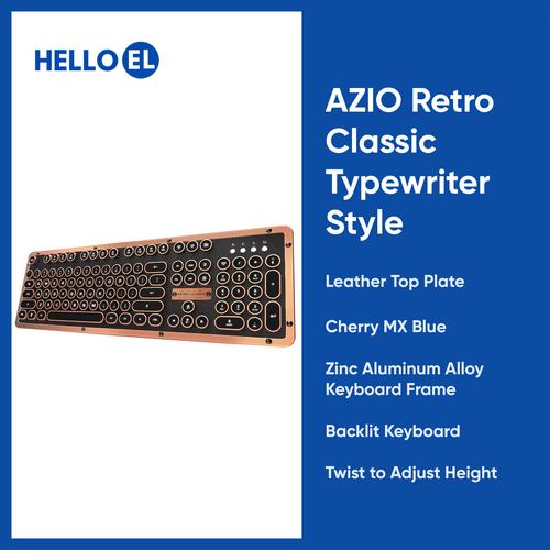 Jual Azio Retro Classic Mechanical Typewriter Keyboard - Artisan ...