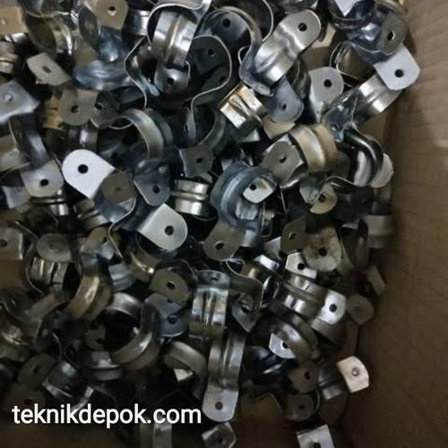 Jual Clamp Omega Stainless M 32 Klem U Penjepit Pipa Serbaguna 100 Pcs ...