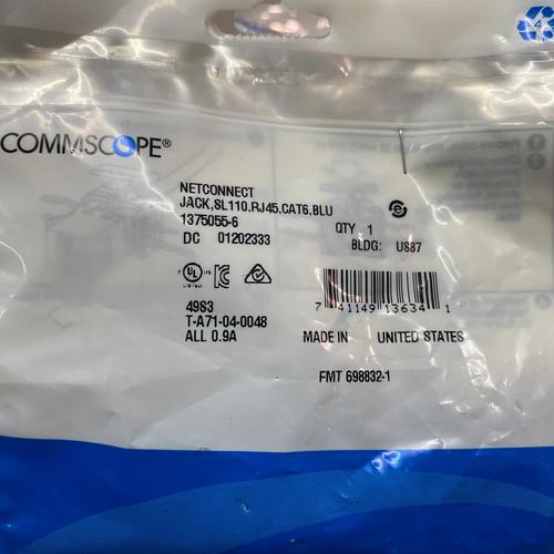 Jual Modular AMP Commscope RJ45 Cat 6 UTP Asli Modul Module - Jakarta ...