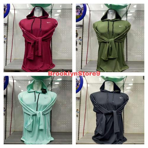 Jual JAKET HOODIE OLAHRAGA JERSEY GYM RUNNING LARI LENGAN PANJANG TOPI ...
