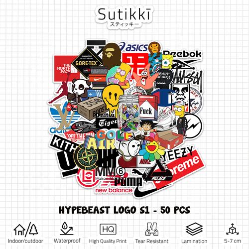Jual Sticker Pack Hypebeast Thrift Supreme Logo Stiker Laptop Vinyl Set ...