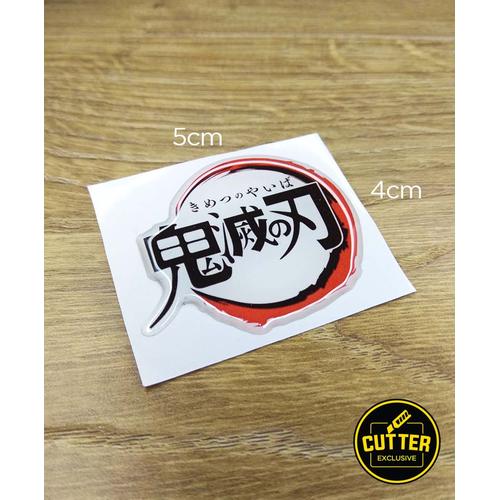 Jual emblem sticker resin DEMON SLAYER - KIMETSU NO YAIBA logo ...