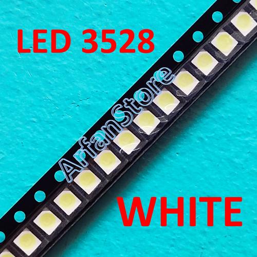Jual LED 3528 White Chip SMD Light Emitting Diode Warna Putih - 3528 ...
