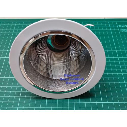 Jual Fitting / Kap Lampu Downlight Tanam 5 Inch Putih Silver 5" E27 ...